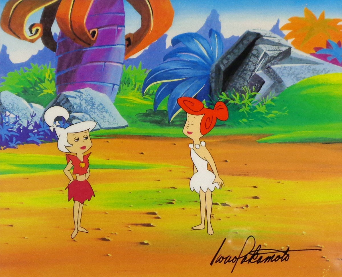 The Jetsons Meet The Flintstones Opc Wilma Flintstone And Judy Jetson